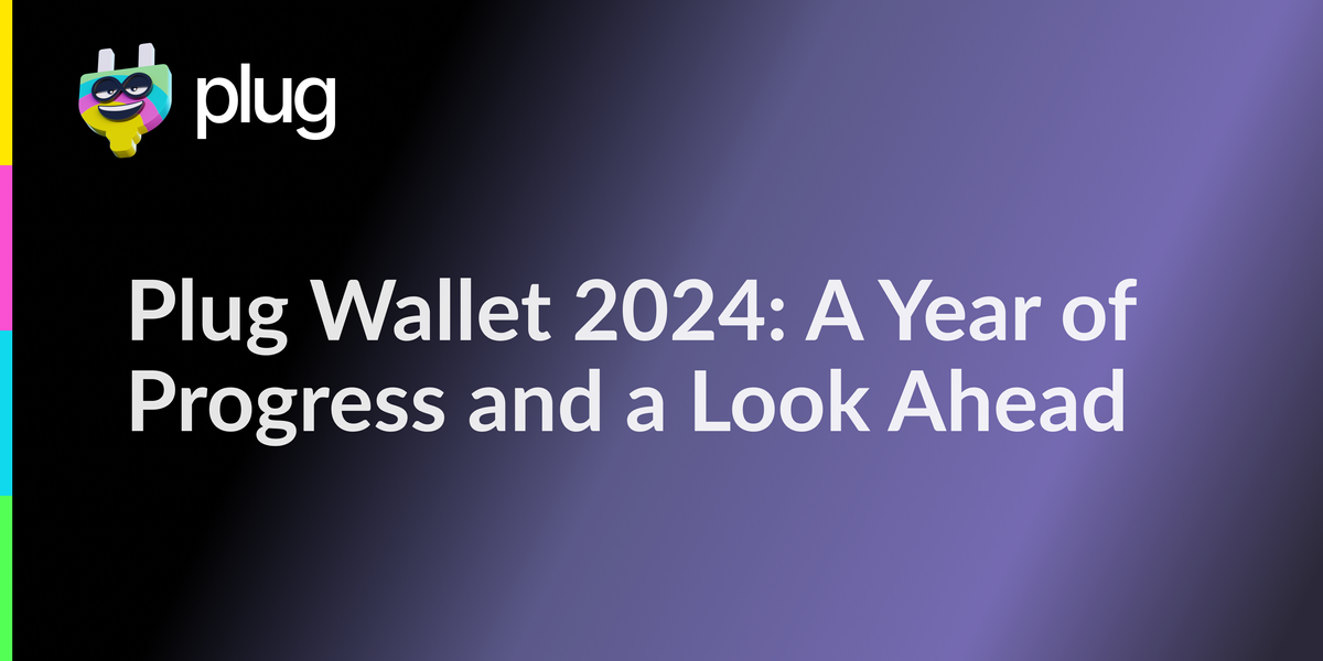 Plug Wallet 2024: A Year of Progress and a Look Ahead